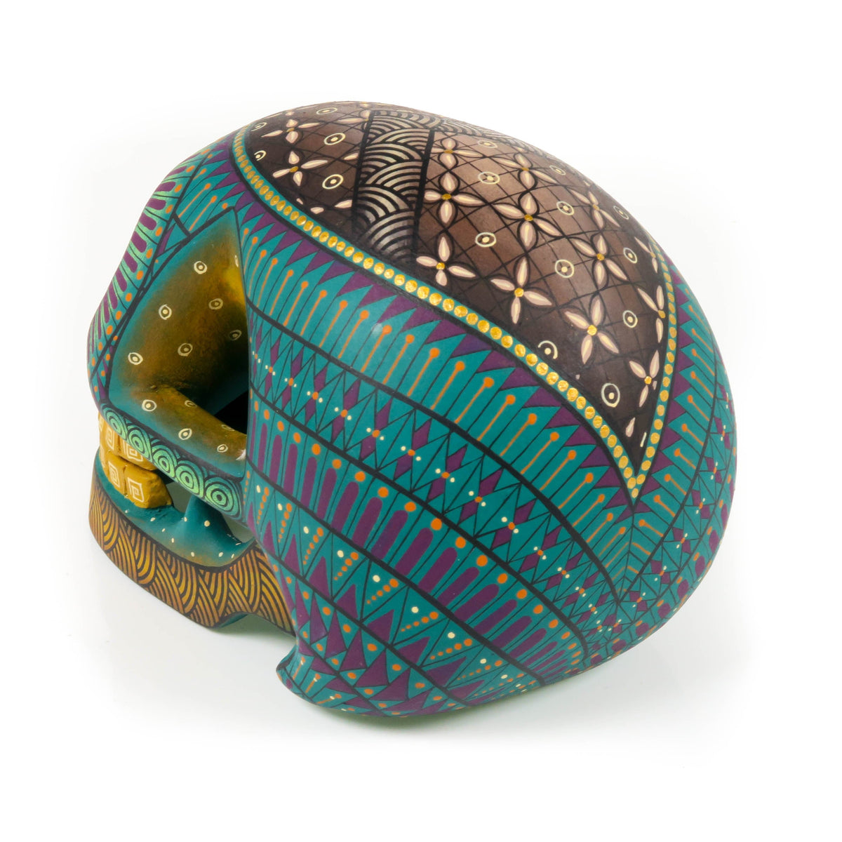 Day of The Dead Skull - Oaxacan Alebrije Wood Carving – VivaMexico.com ...