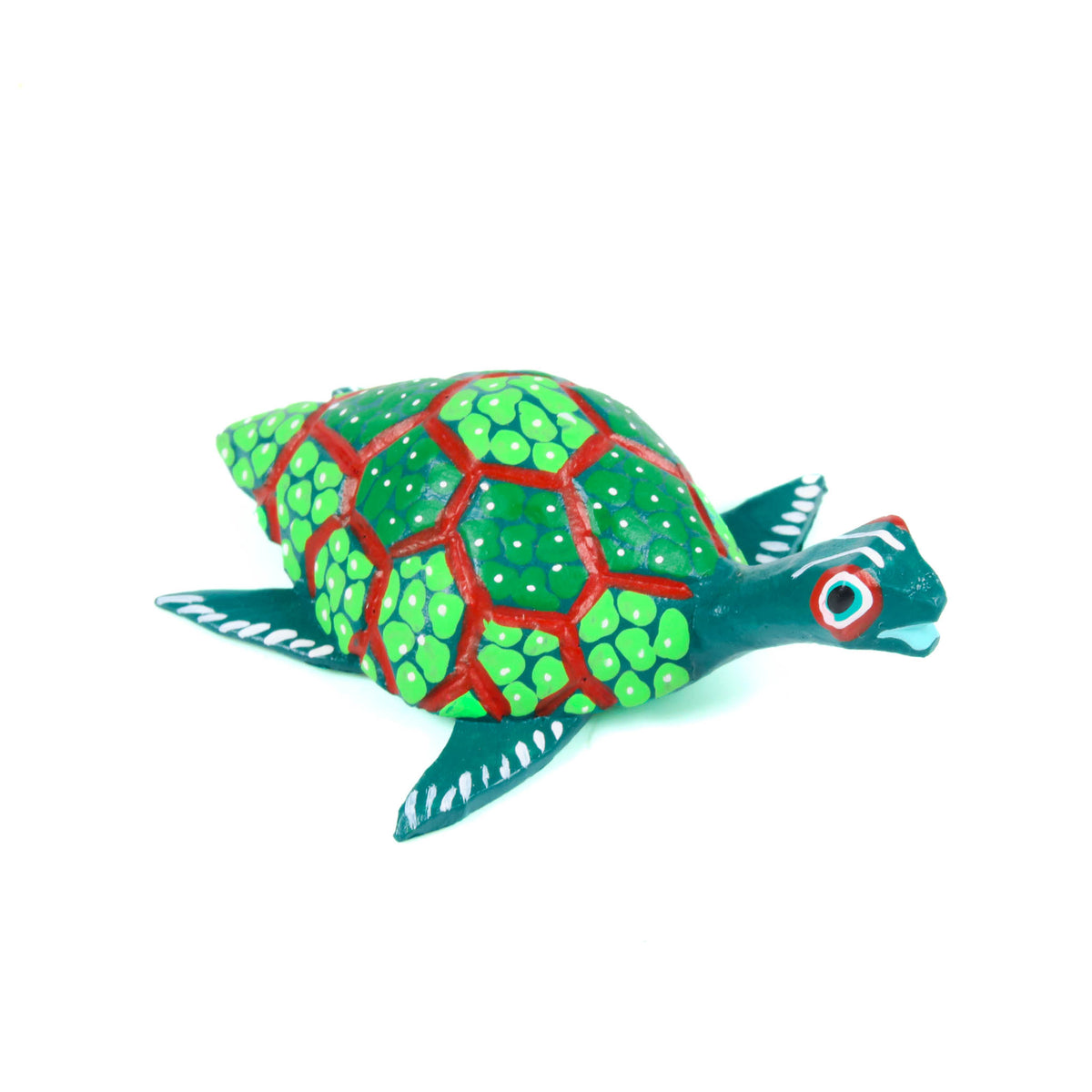 Mini Turtle - Oaxacan Alebrije Wood Carving – VivaMexico.com - Mexican Art