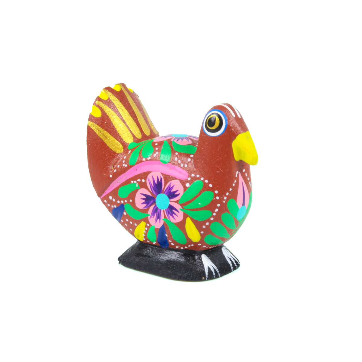 Mini Chicken - Oaxacan Alebrije Wood Carving – VivaMexico.com - Mexican Art