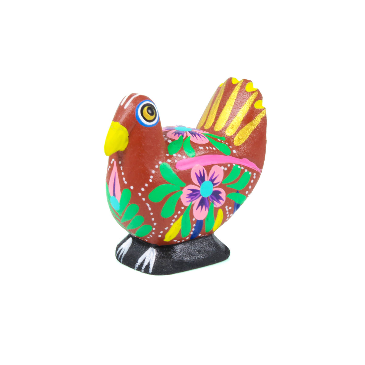 Mini Chicken - Oaxacan Alebrije Wood Carving – VivaMexico.com - Mexican Art