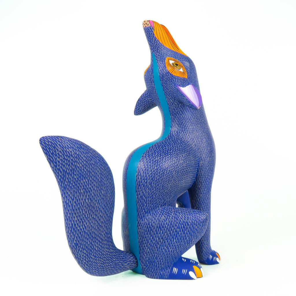 Howling Coyote - Oaxacan Alebrije Wood Carving – VivaMexico.com ...