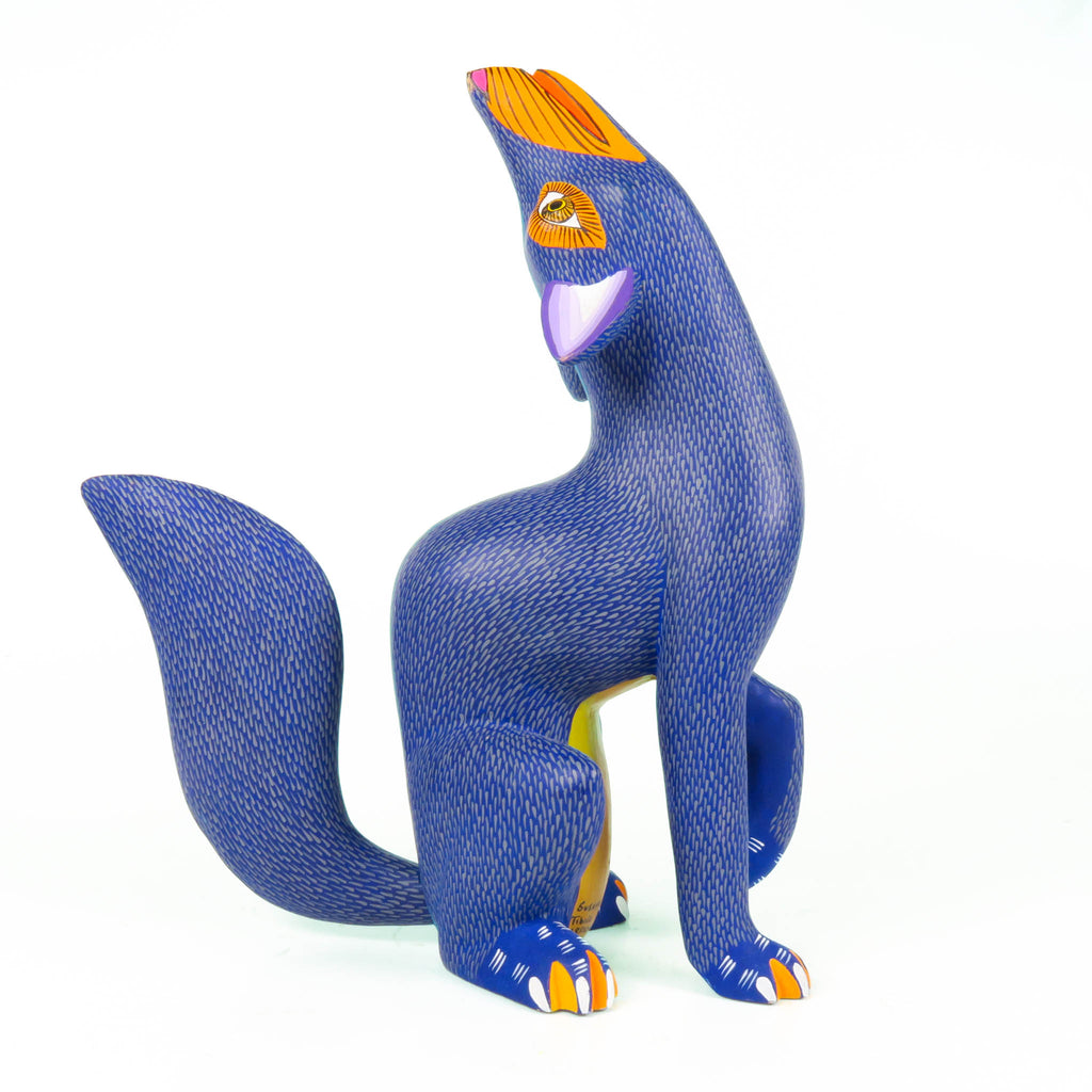 Howling Coyote - Oaxacan Alebrije Wood Carving – VivaMexico.com ...