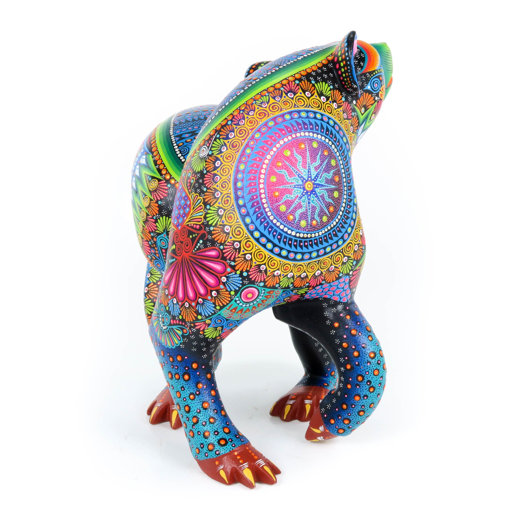 Badger - Oaxacan Alebrije Wood Carving – VivaMexico.com - Mexican Art