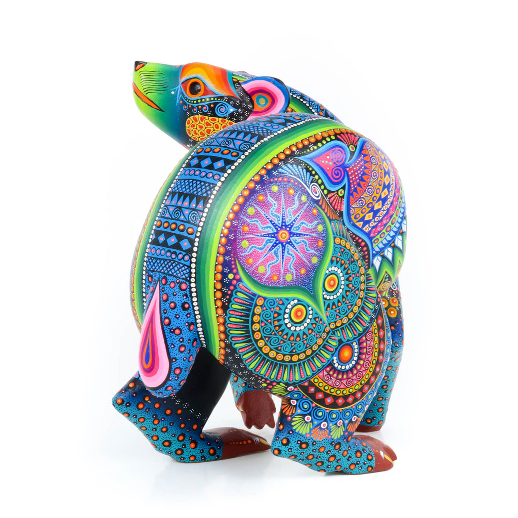 Badger - Oaxacan Alebrije Wood Carving – VivaMexico.com - Mexican Art