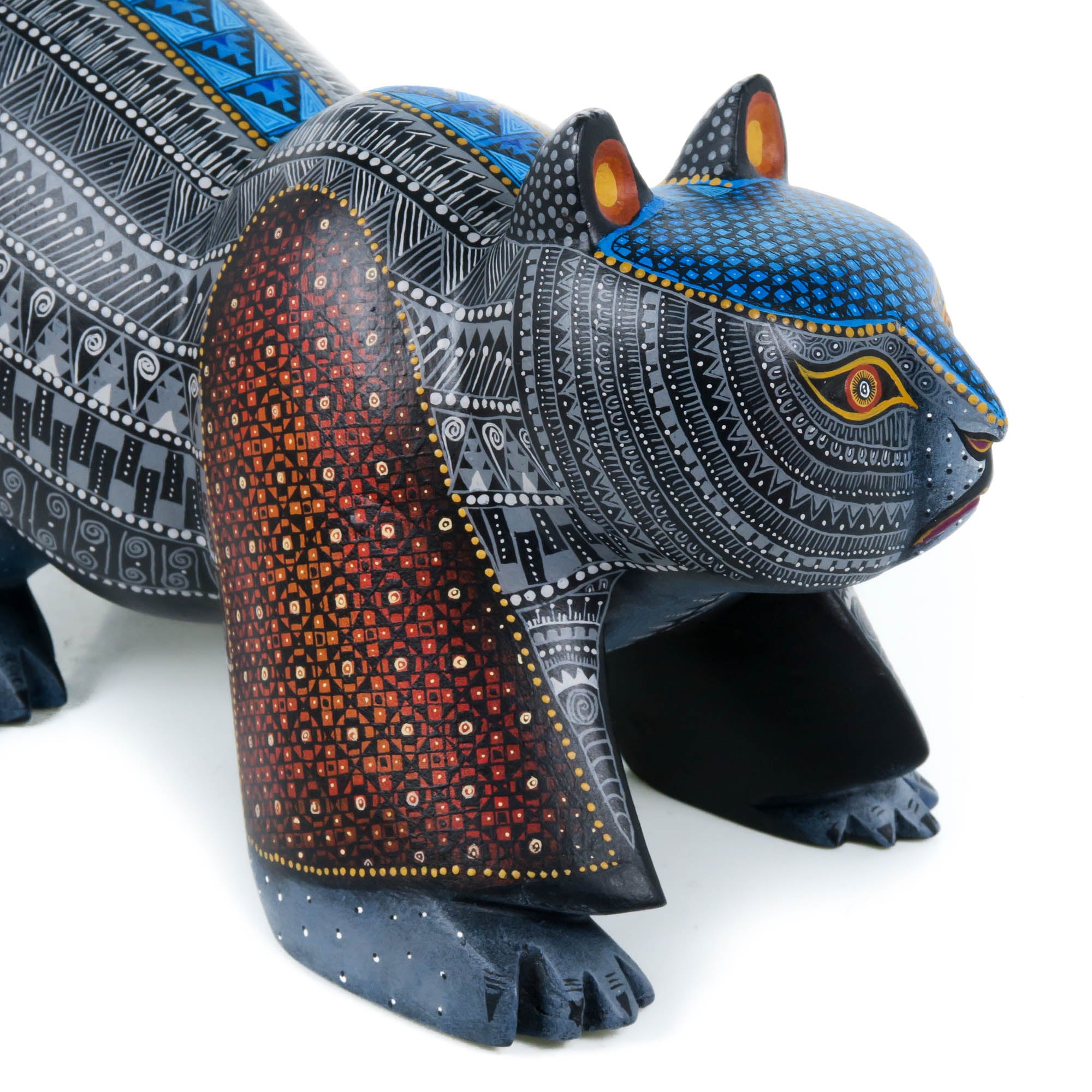 Black Bear - Oaxacan Alebrije Wood Carving - Nestor Melchor – Viva ...