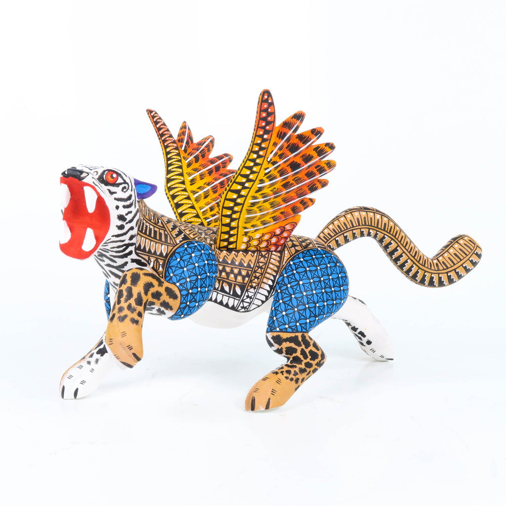 Ferocious Jaguar - Oaxacan Alebrije Wood Carving – VivaMexico.com ...