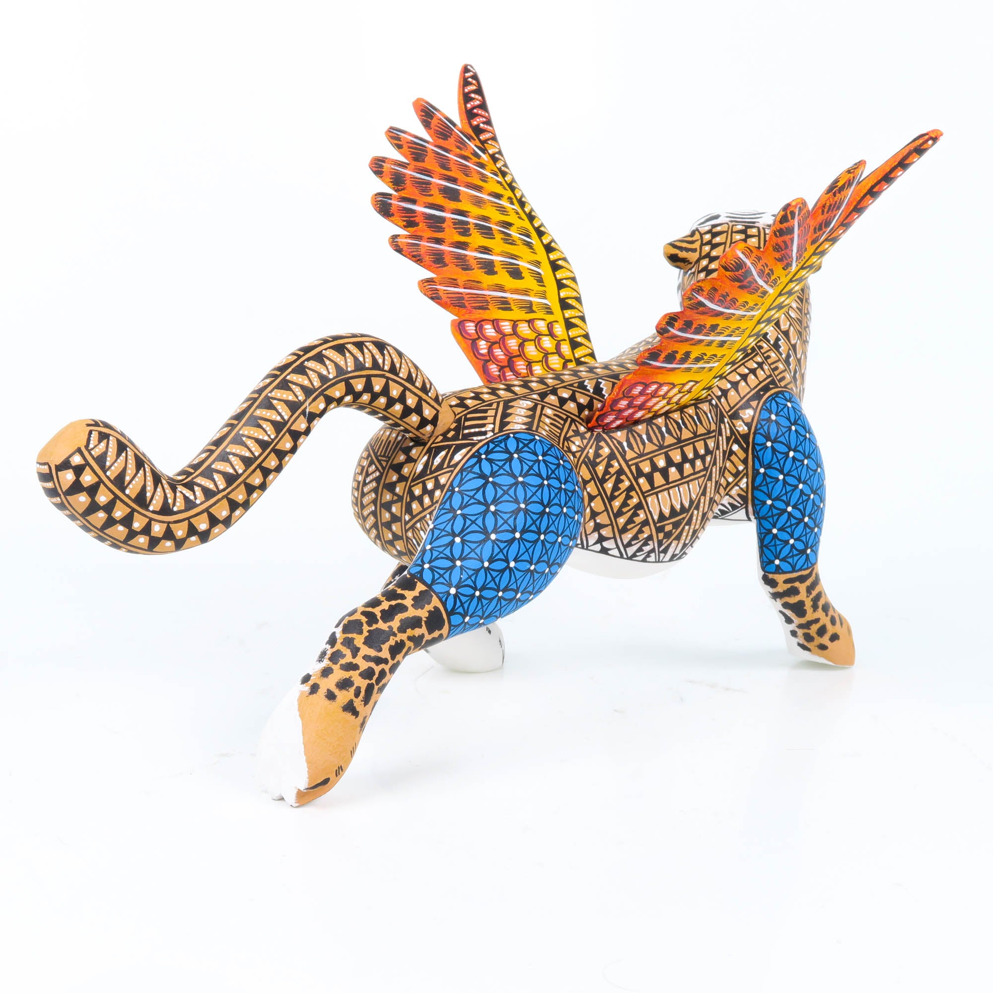 Ferocious Jaguar - Oaxacan Alebrije Wood Carving – VivaMexico.com ...