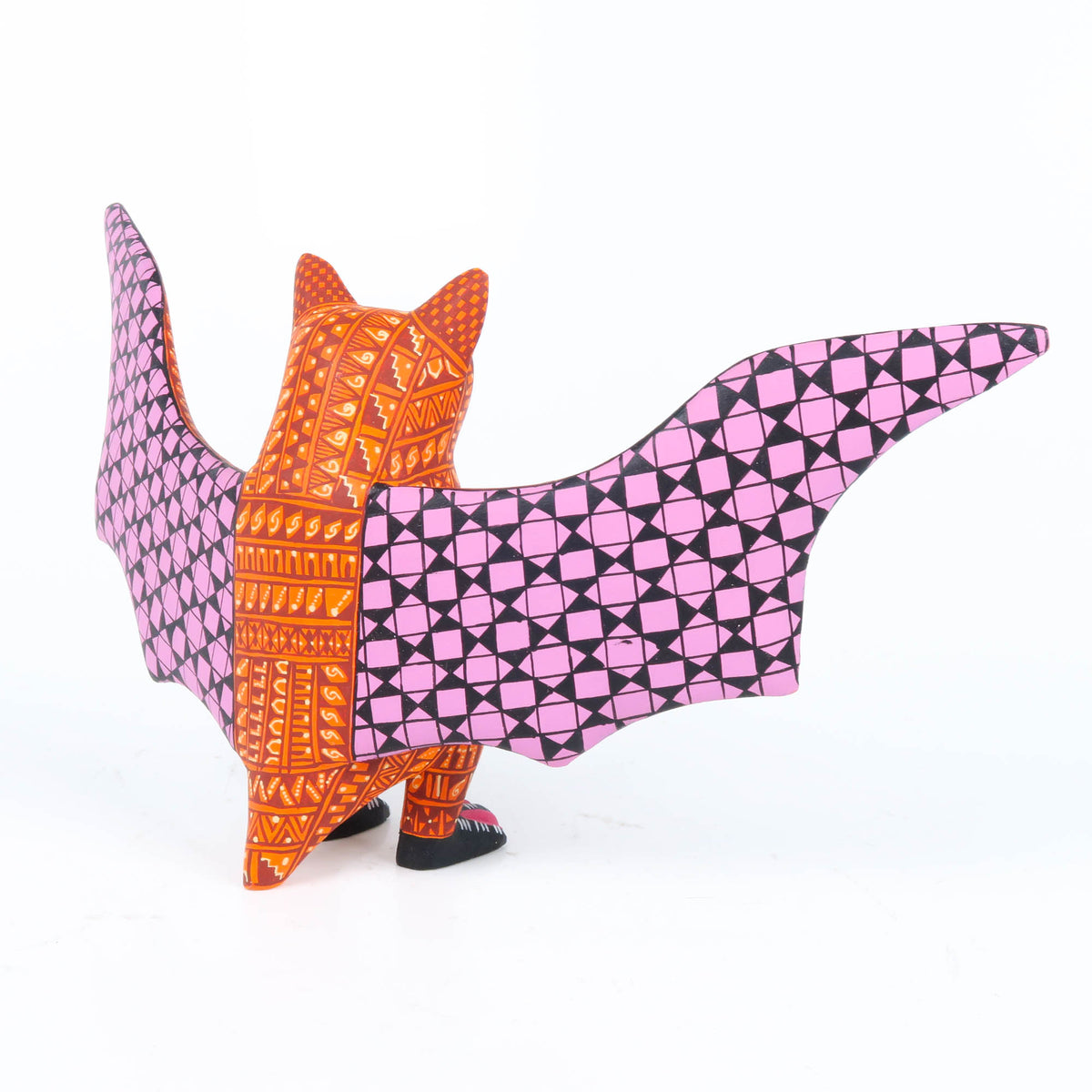 Bat - Oaxacan Alebrije Wood Carving – VivaMexico.com - Mexican Art
