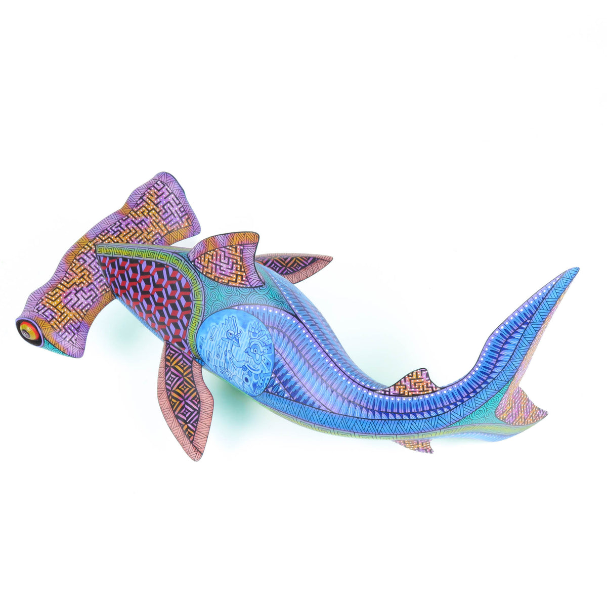 Hammerhead Shark - Oaxacan Alebrije Wood Carving – VivaMexico.com ...
