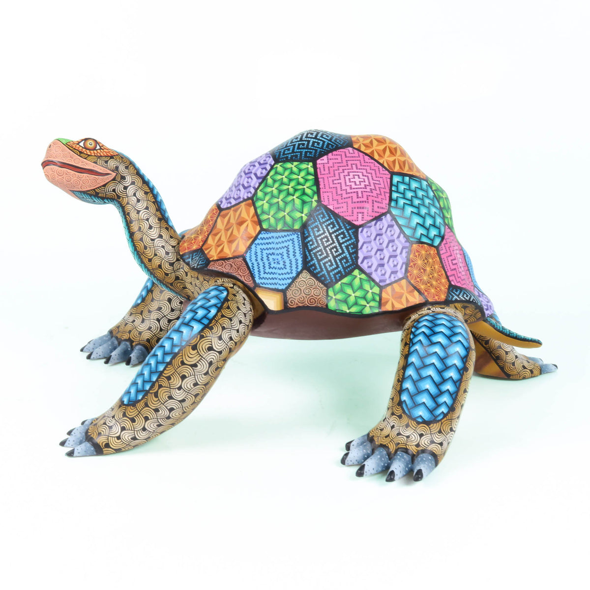 Masterpiece Turtle - Oaxacan Alebrije Wood Carving – VivaMexico.com ...