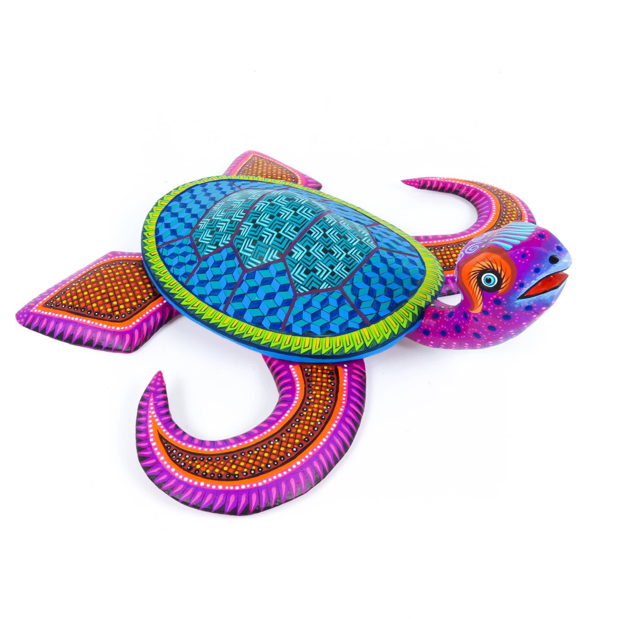 Sea Turtle Oaxacan Alebrije Wood Carving Vivamexico Mexican Art