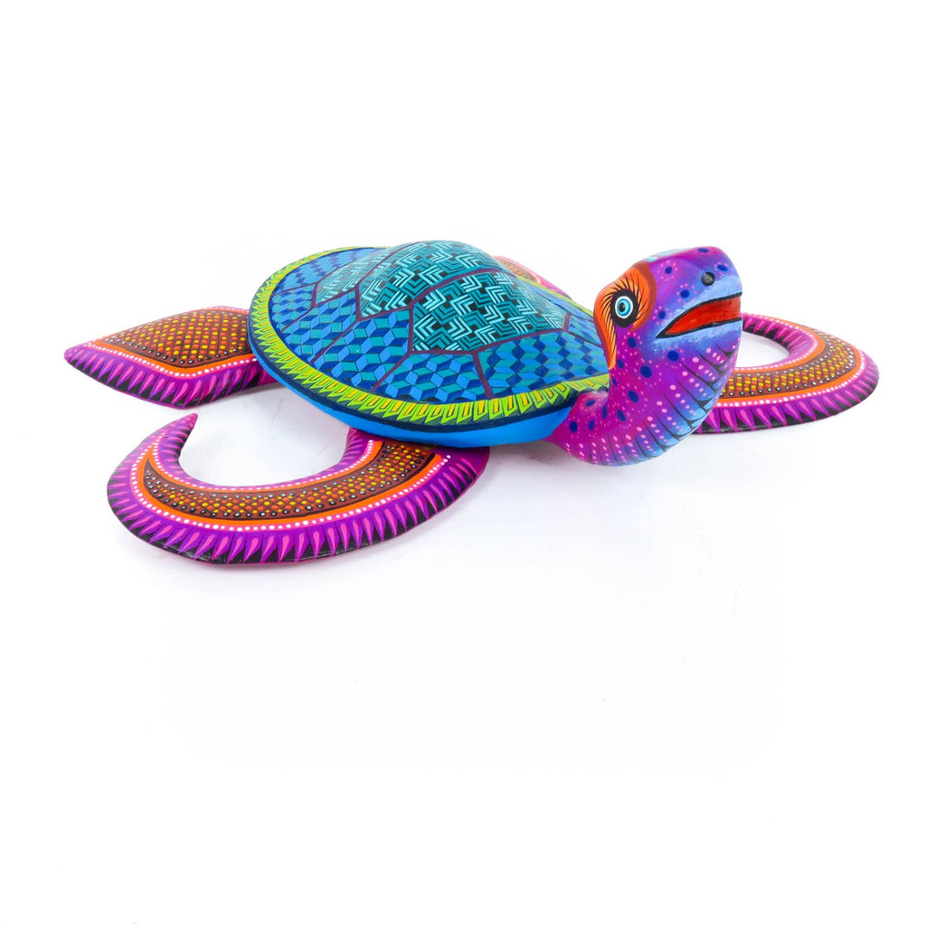 Sea Turtle - Oaxacan Alebrije Wood Carving – VivaMexico.com - Mexican Art