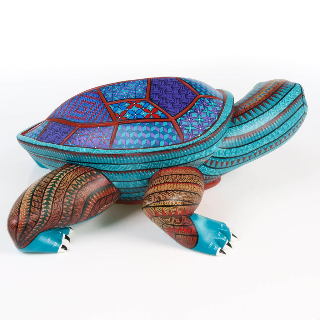 Large Masterpiece Turtle - Oaxacan Alebrije Wood Carving – VivaMexico ...
