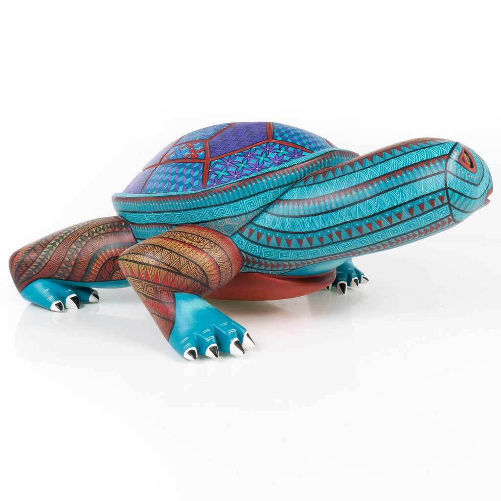 Large Masterpiece Turtle - Oaxacan Alebrije Wood Carving – VivaMexico ...