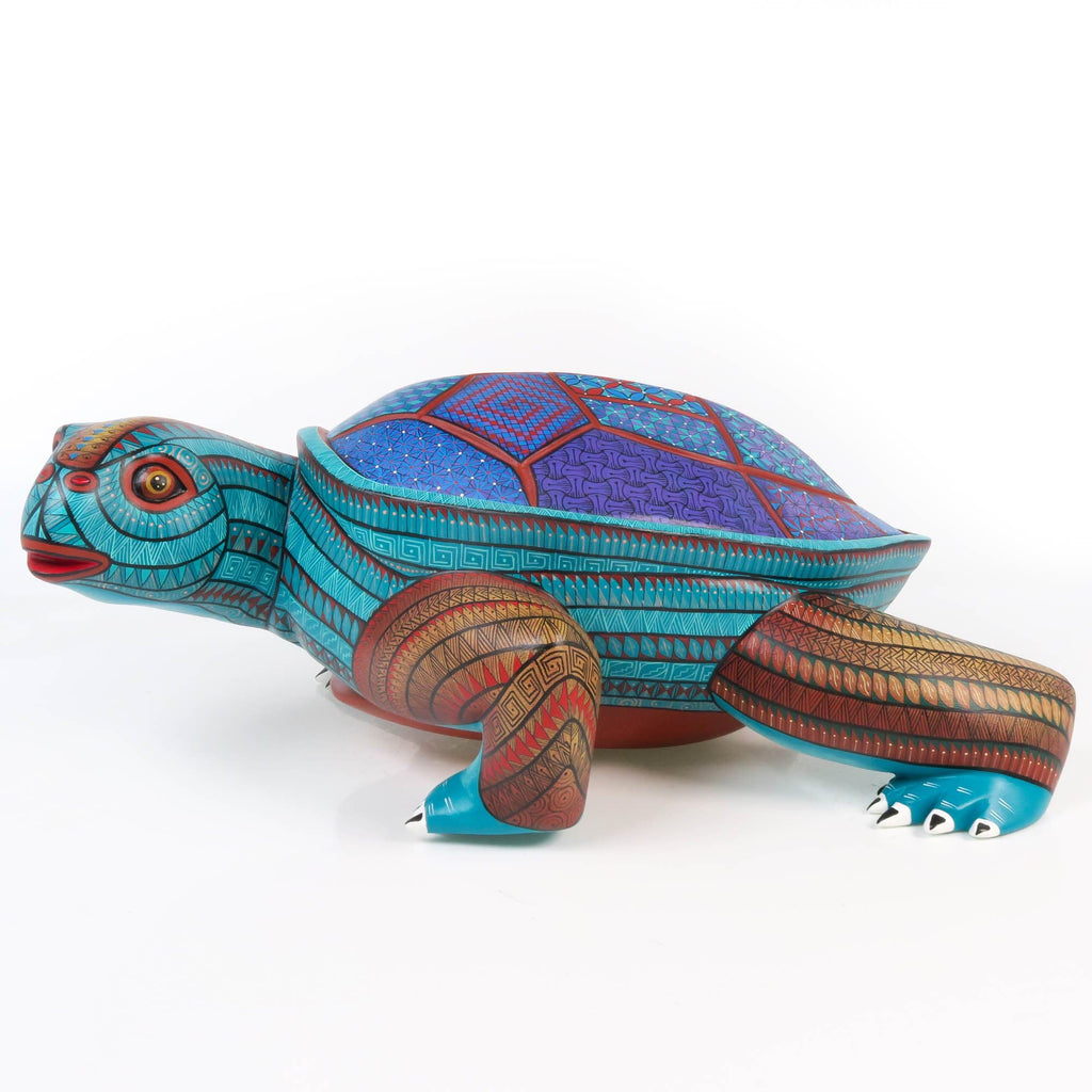 Large Masterpiece Turtle - Oaxacan Alebrije Wood Carving – VivaMexico ...