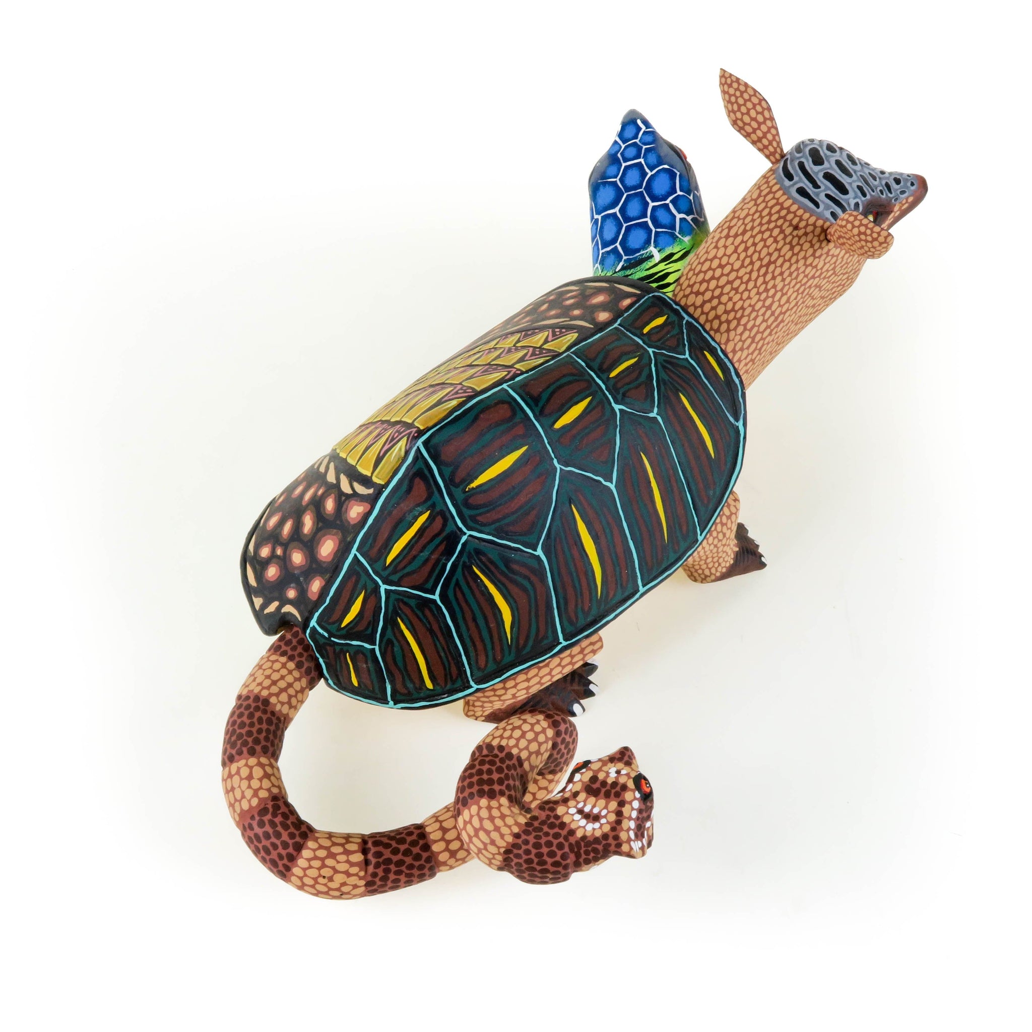 Armadillo & Turtle Fusion - Oaxacan Alebrije Wood Carving – VivaMexico ...