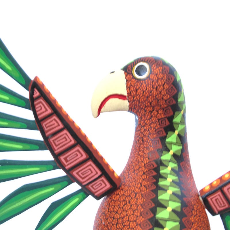 Brown Parakeet - Oaxacan Alebrije Wood Carving – VivaMexico.com ...