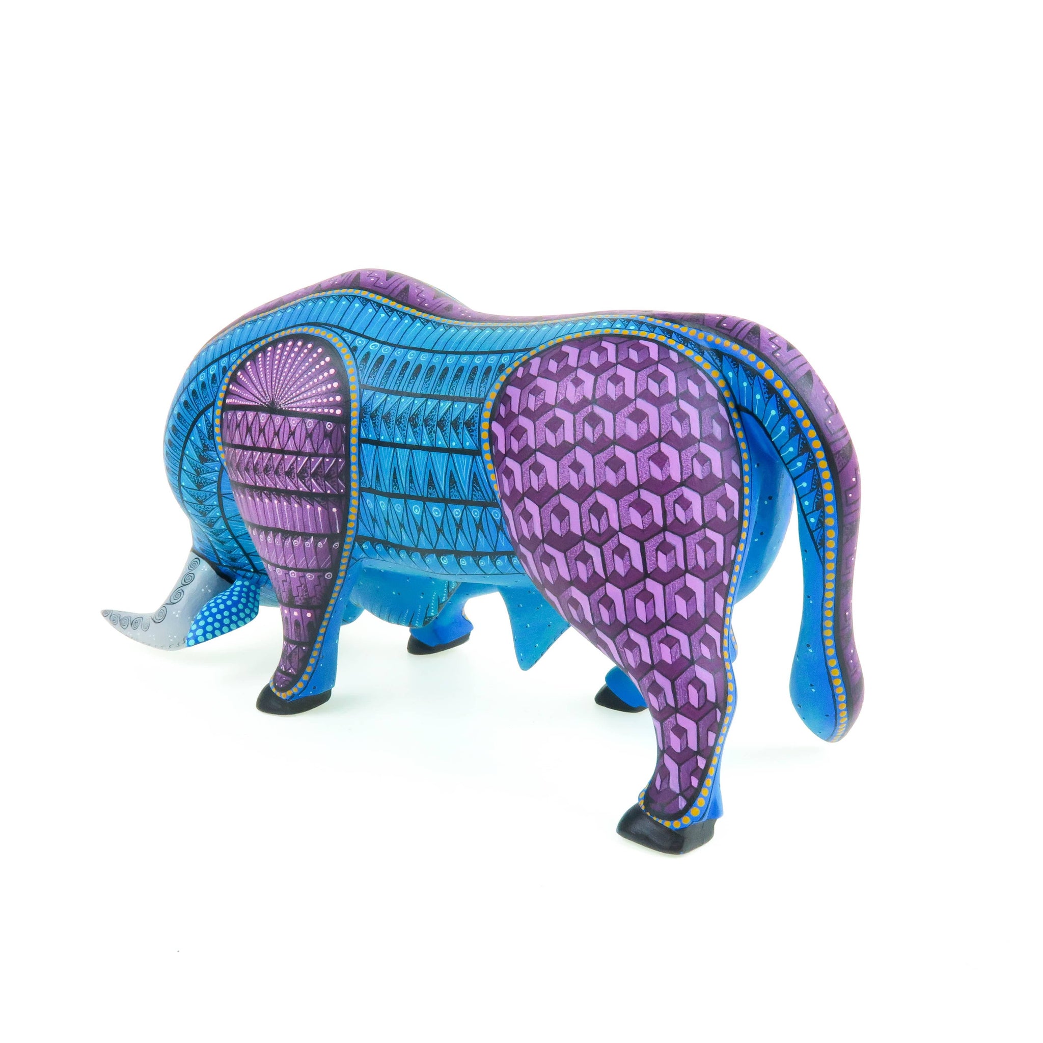 Charging Bull Masterpiece Oaxacan Alebrije Wood Carving – VivaMexico ...