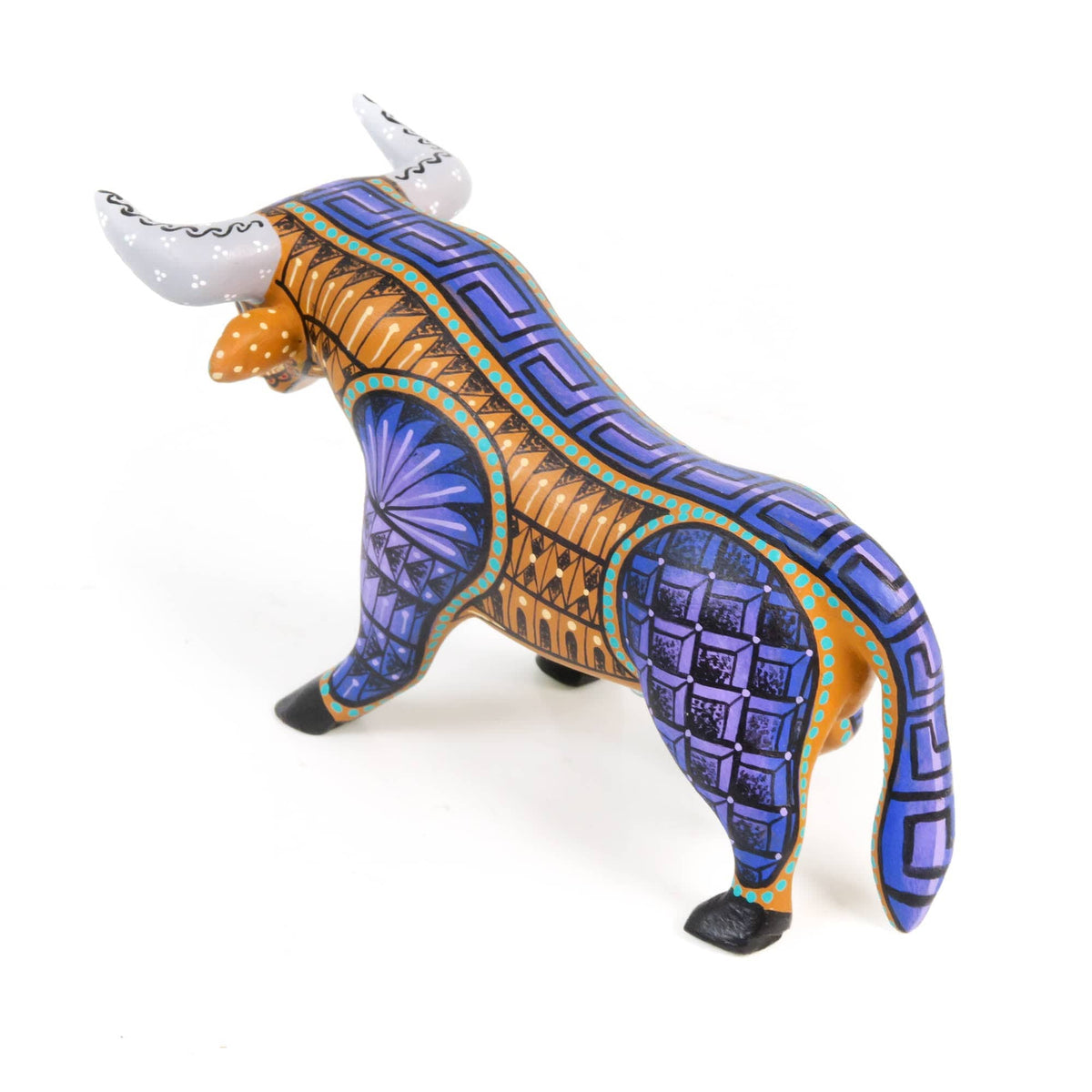 Charging Bull - Oaxacan Alebrije Wood Carving – VivaMexico.com ...