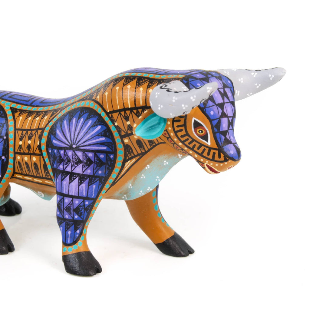 Charging Bull - Oaxacan Alebrije Wood Carving – VivaMexico.com ...
