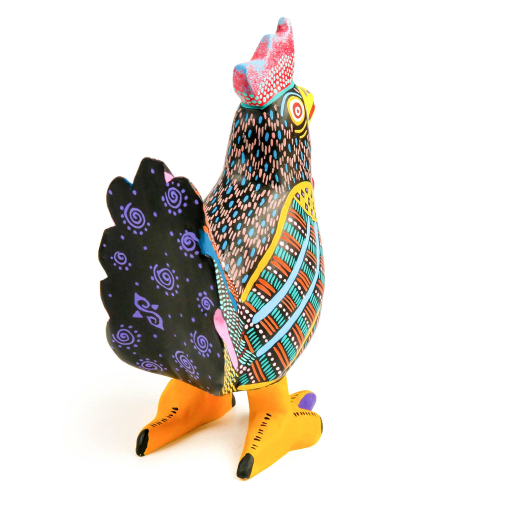 Colorful Chicken - Oaxacan Alebrije Wood Carving – VivaMexico.com ...