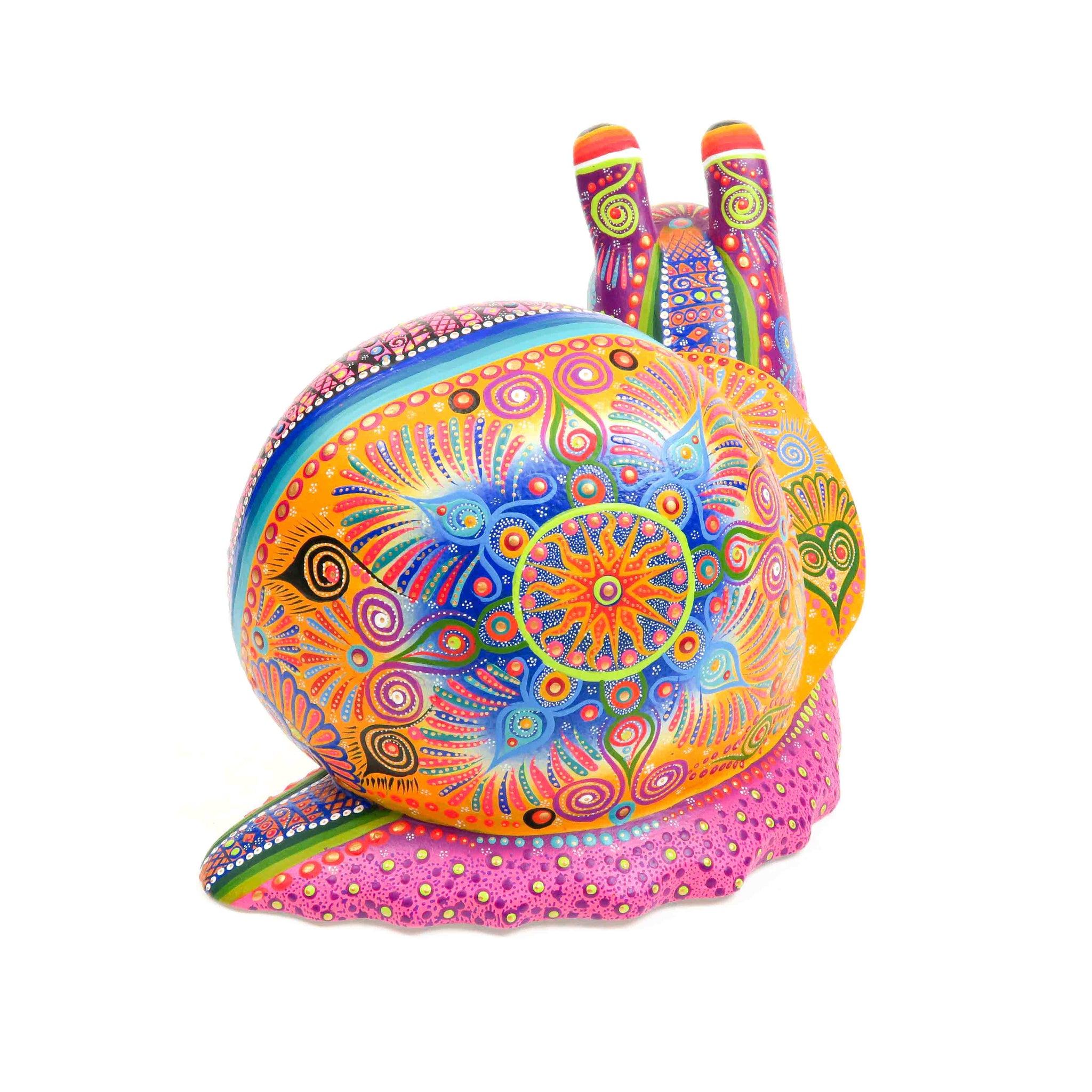 Colorful Snail - Oaxacan Alebrije Wood Carving Sculpture – VivaMexico ...