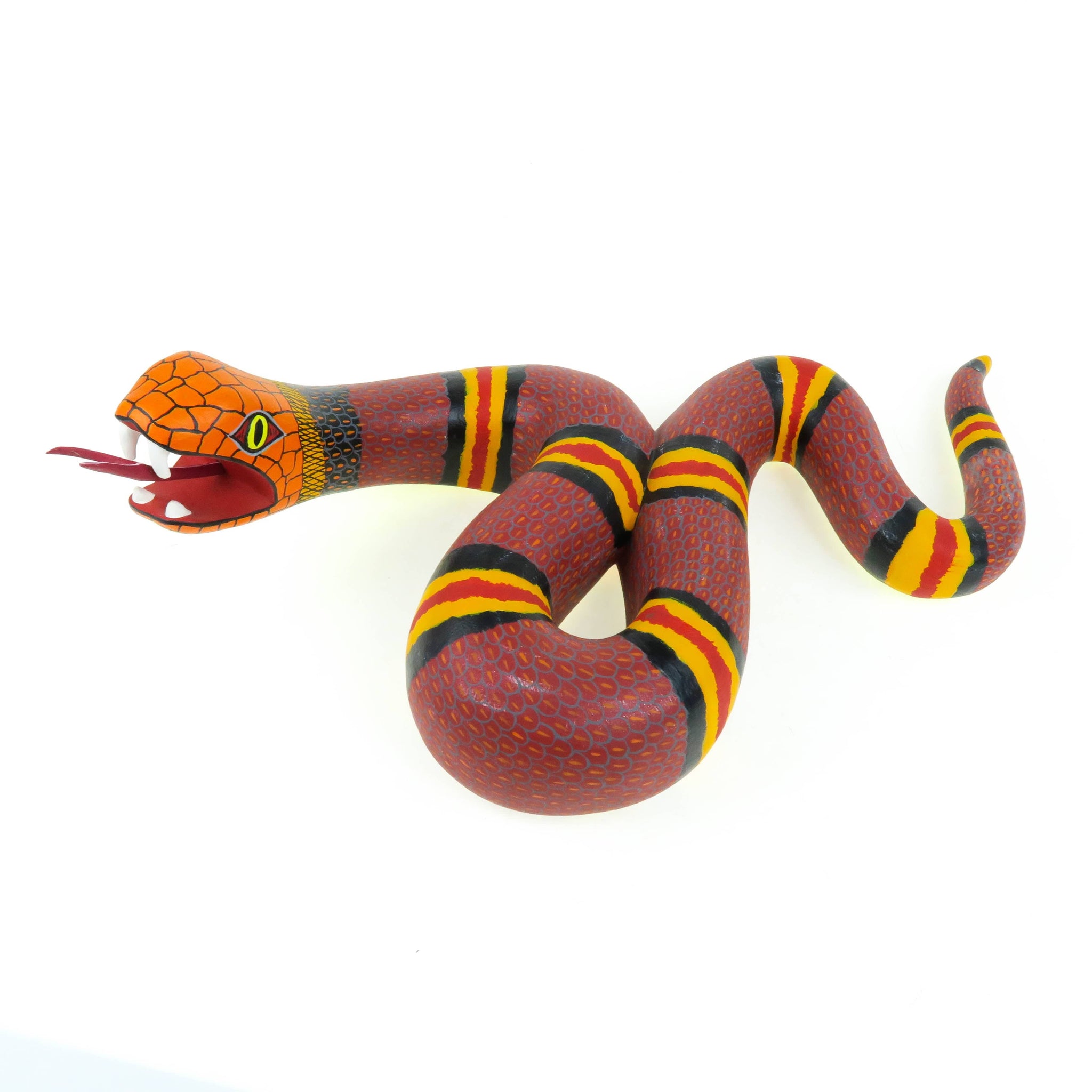 Coral Snake - Oaxacan Alebrije Wood Carving - Damian & Beatriz Morales ...