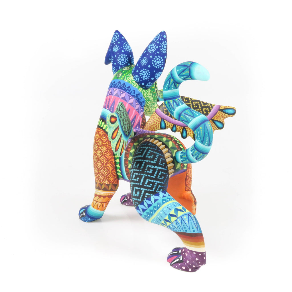 Dante Dog - Oaxacan Alebrije Wood Carving – VivaMexico.com - Mexican Art