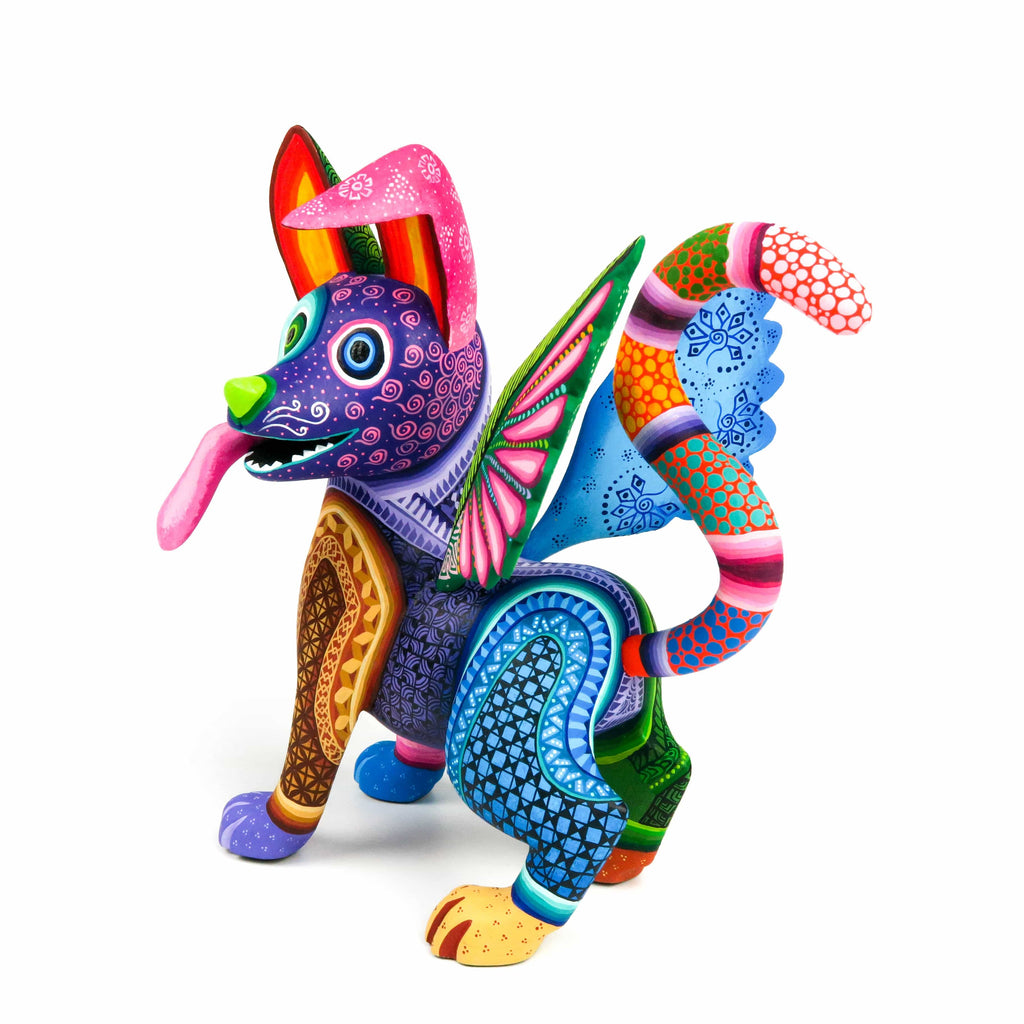 Dante Dog - Oaxacan Alebrije Wood Carving - Jose Calvo & Magaly Fuente ...