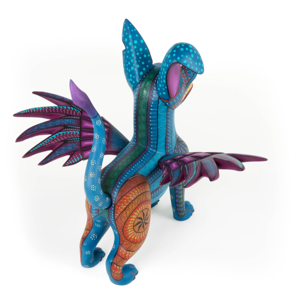 Dante Winged Dog - Oaxacan Alebrije Wood Carving – VivaMexico.com ...