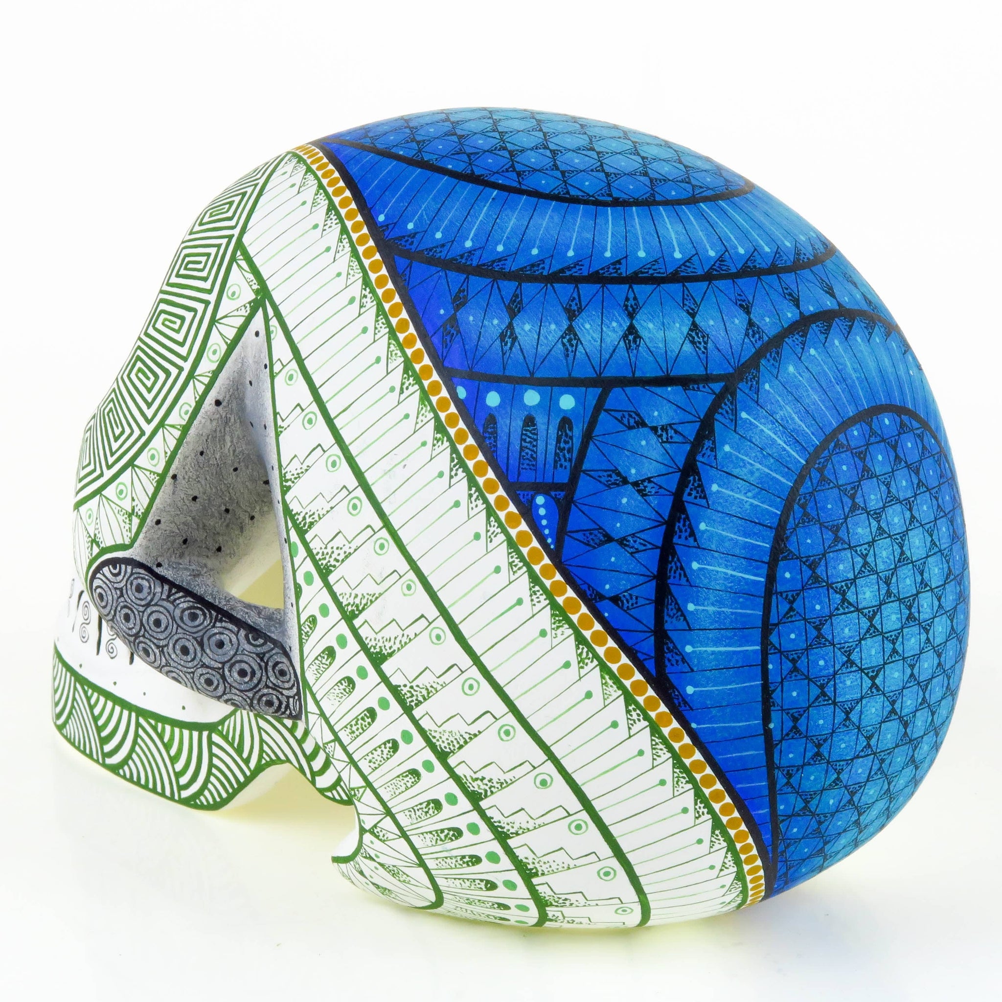 Day of The Dead Skull - Oaxacan Alebrije Wood Carving – VivaMexico.com ...