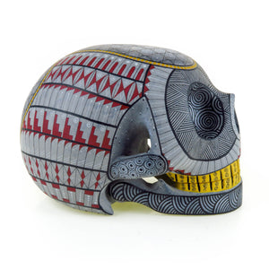 Day of The Dead Skull - Oaxacan Alebrije Wood Carving – VivaMexico.com ...