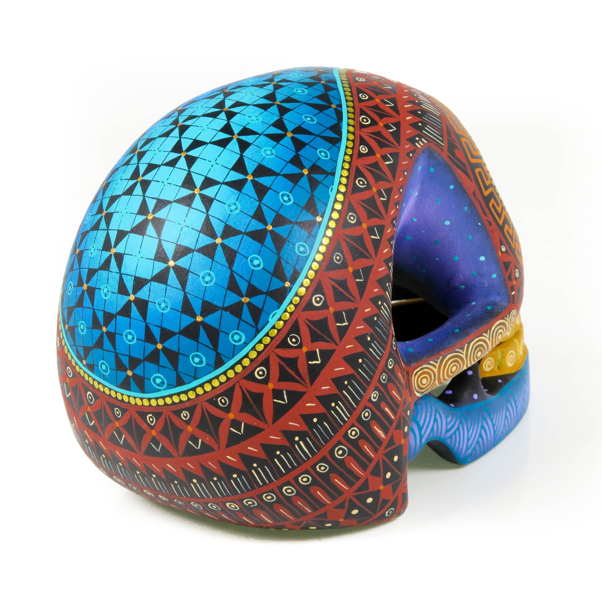 Day of The Dead Skull - Oaxacan Alebrije Wood Carving – VivaMexico.com ...