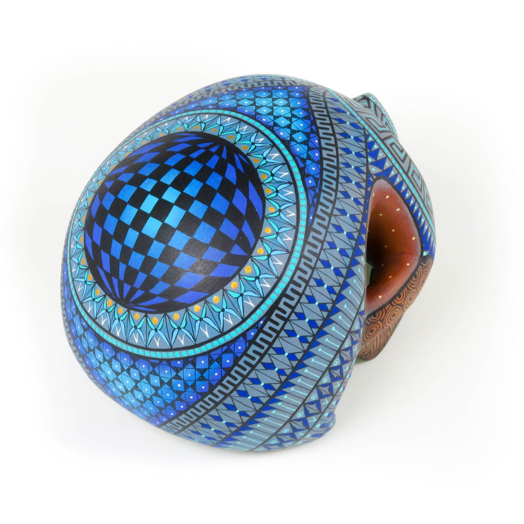 Day of The Dead Skull - Oaxacan Alebrije Wood Carving – VivaMexico.com ...