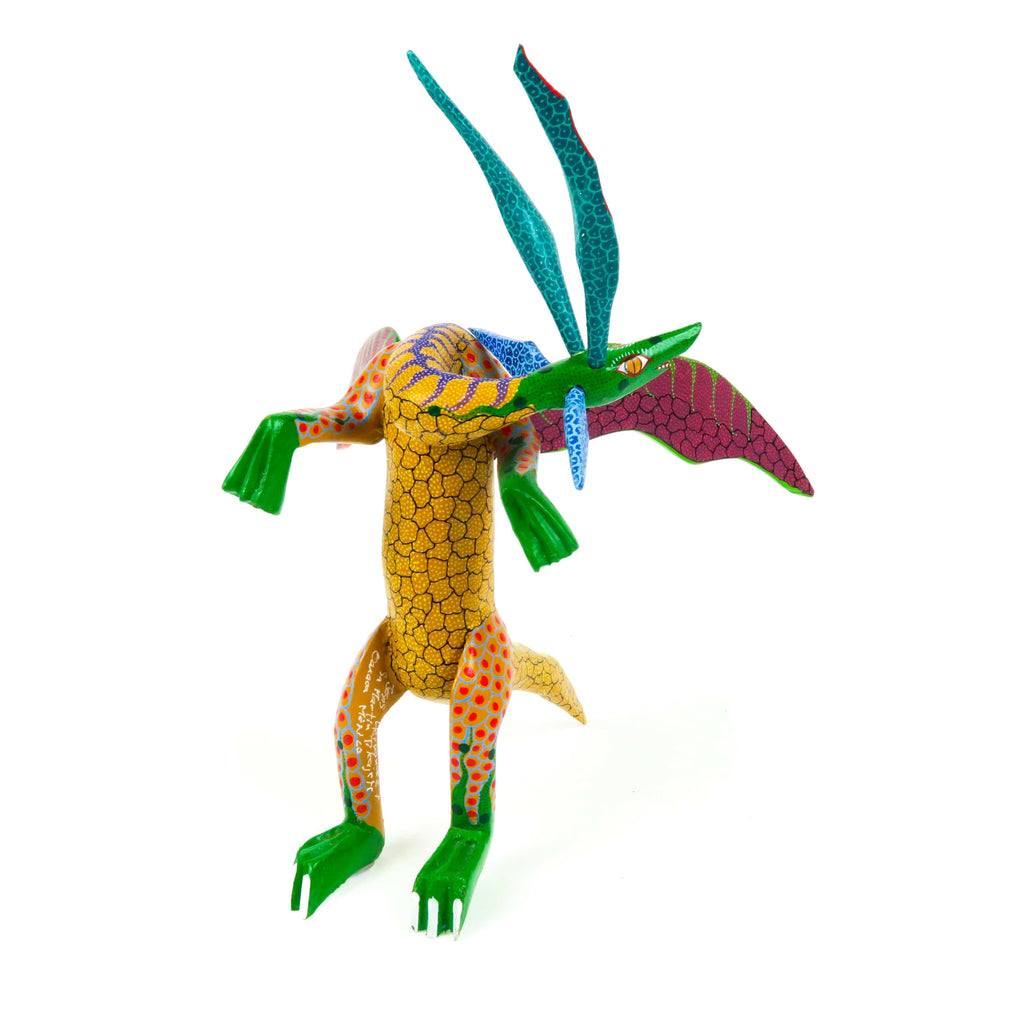 Dragon - Oaxacan Alebrije Wood Carving – VivaMexico.com - Mexican Art