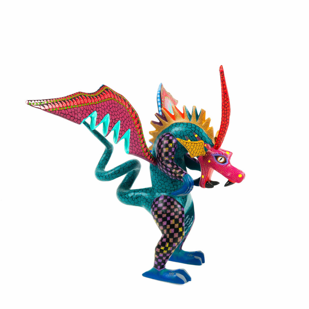 Dragon - Oaxacan Alebrije Wood Carving – VivaMexico.com - Mexican Art