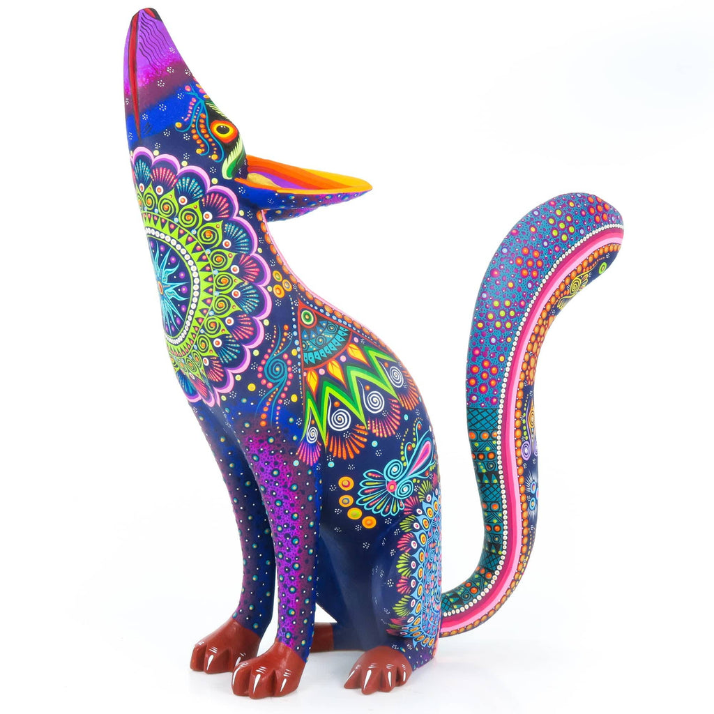 Exceptional Coyote - Oaxacan Alebrije Wood Carving – VivaMexico.com ...