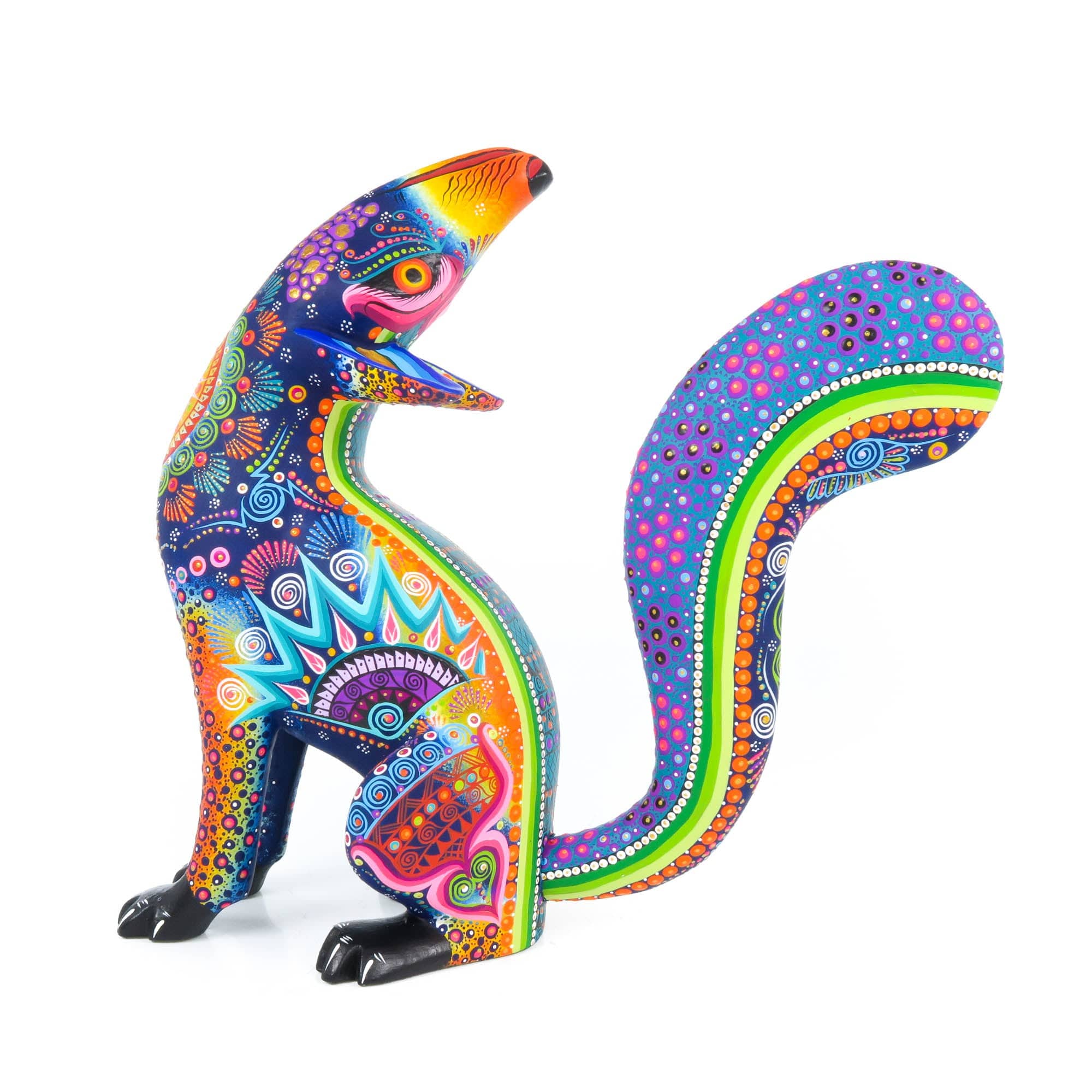 Exceptional Coyote - Oaxacan Alebrije Wood Carving – VivaMexico.com ...