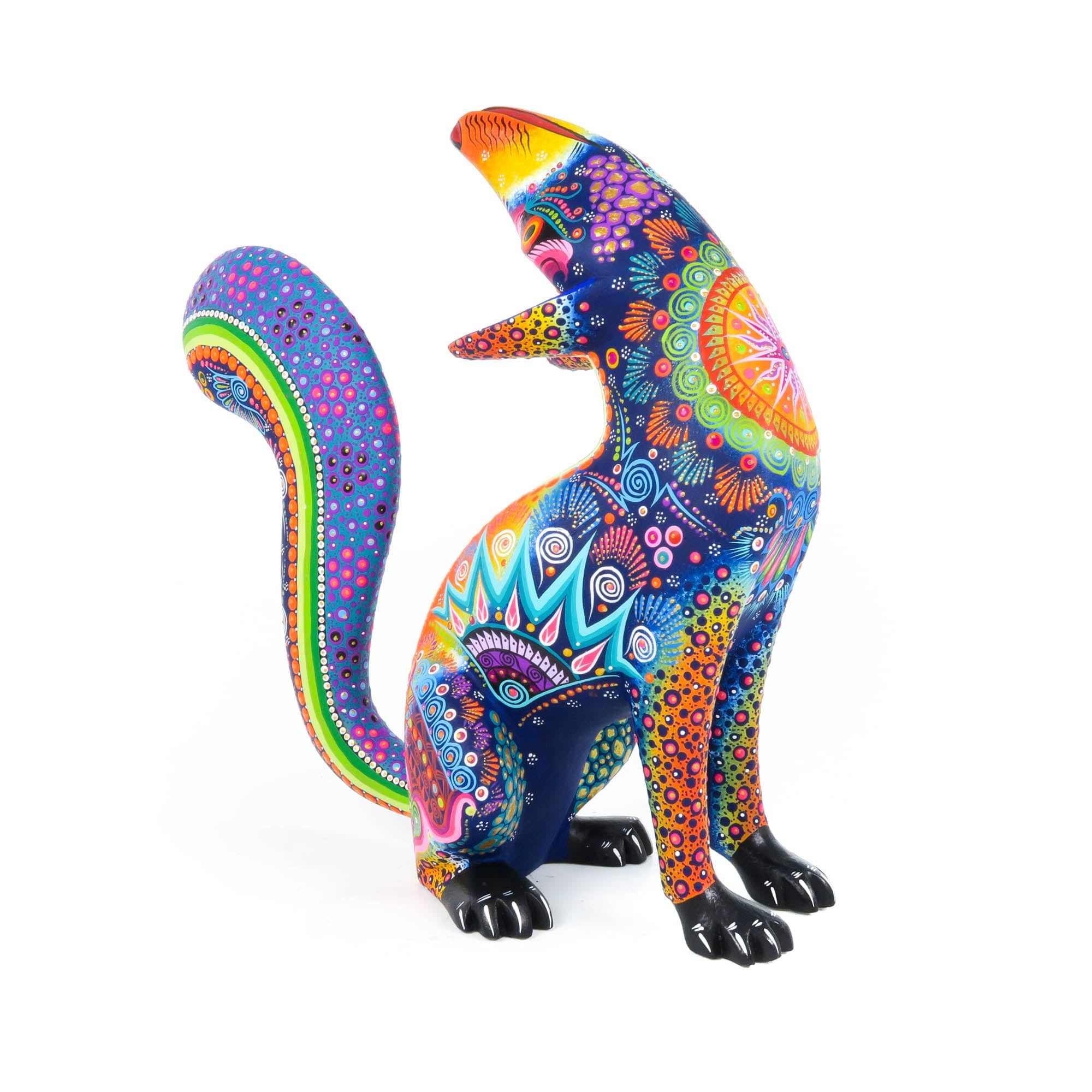 Exceptional Coyote - Oaxacan Alebrije Wood Carving – VivaMexico.com ...