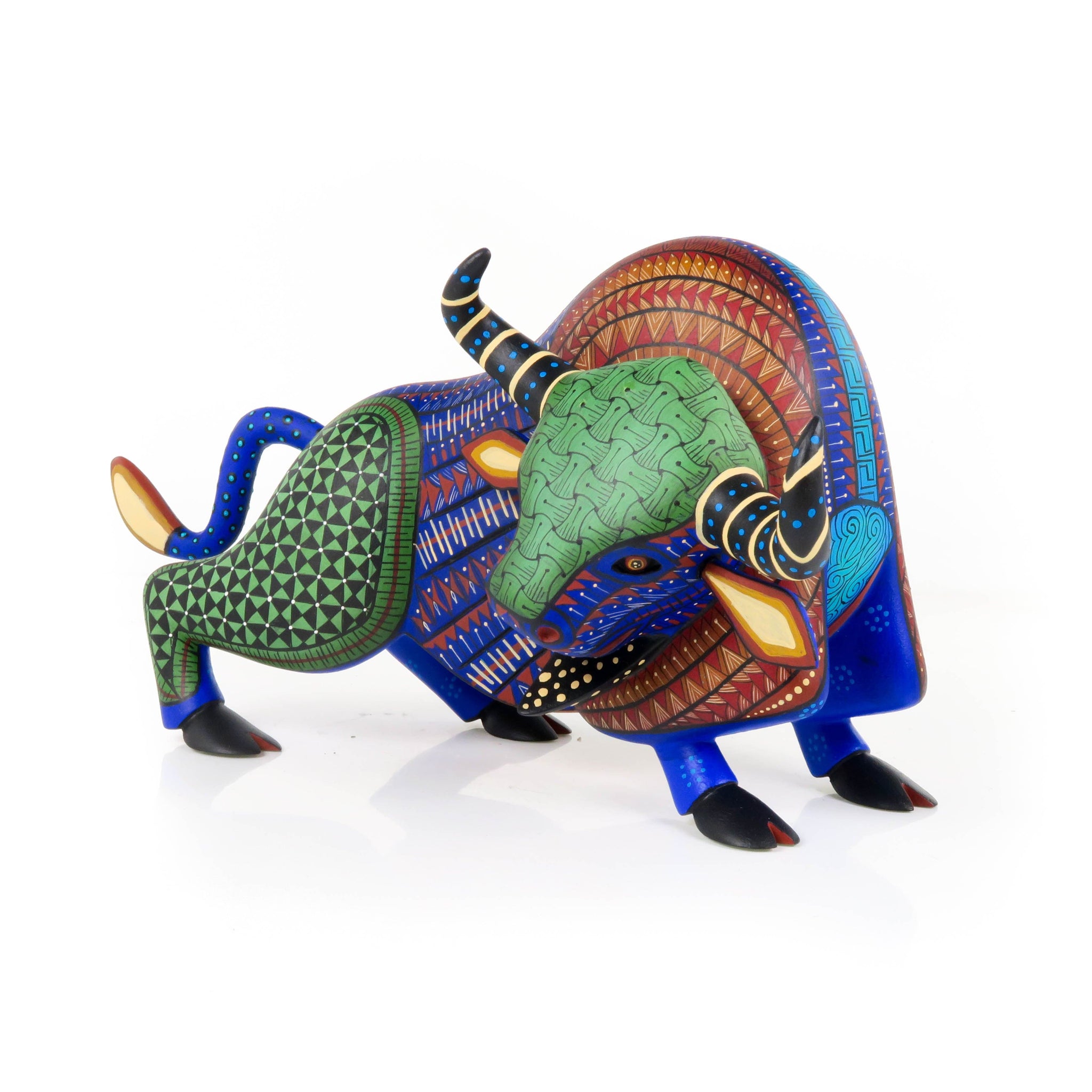 Exquisite Bull - Oaxacan Alebrije Wood Carving – VivaMexico.com ...
