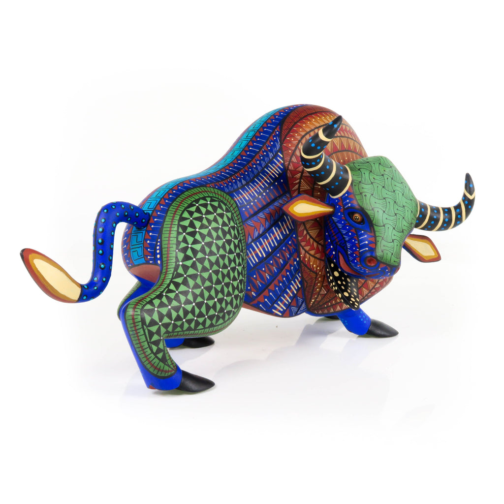 Exquisite Bull - Oaxacan Alebrije Wood Carving – VivaMexico.com ...