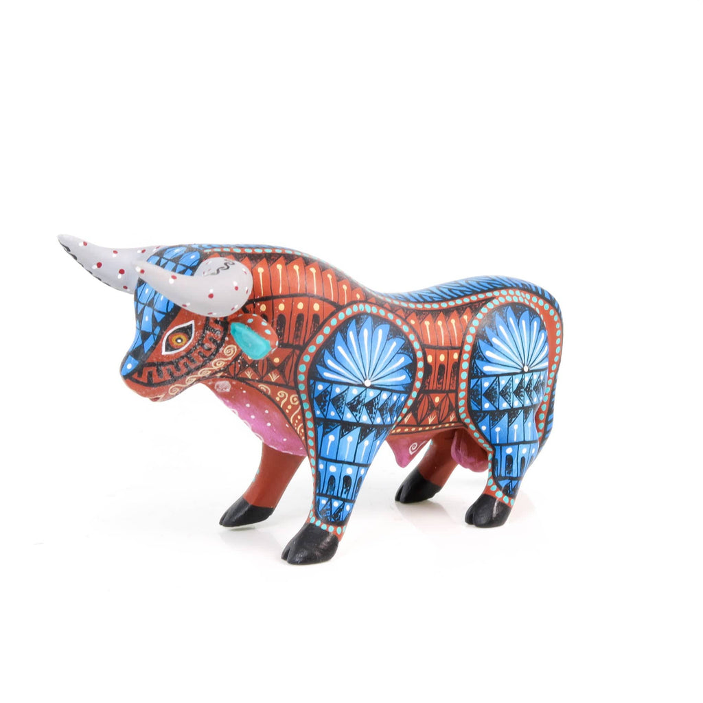 Fabulous Zapotec Bull - Oaxacan Alebrije Wood Carving – VivaMexico.com ...