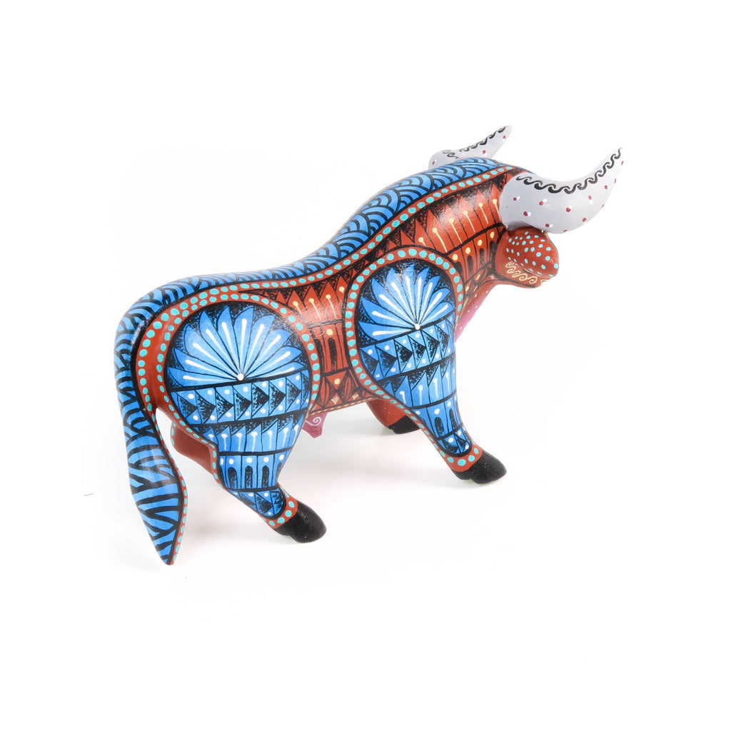 Fabulous Zapotec Bull - Oaxacan Alebrije Wood Carving – VivaMexico.com ...