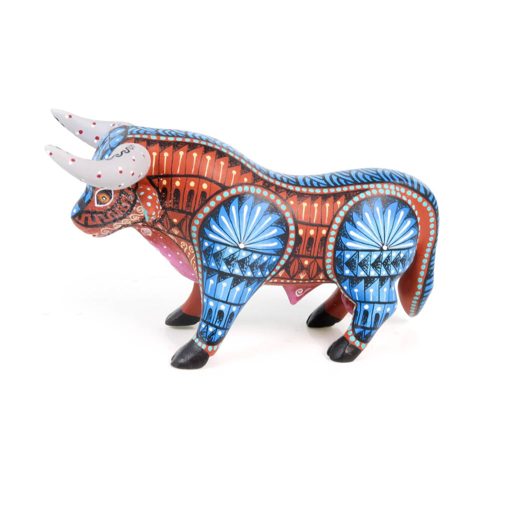 Fabulous Zapotec Bull - Oaxacan Alebrije Wood Carving – VivaMexico.com ...