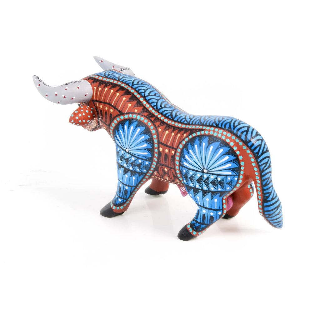 Fabulous Zapotec Bull - Oaxacan Alebrije Wood Carving – VivaMexico.com ...