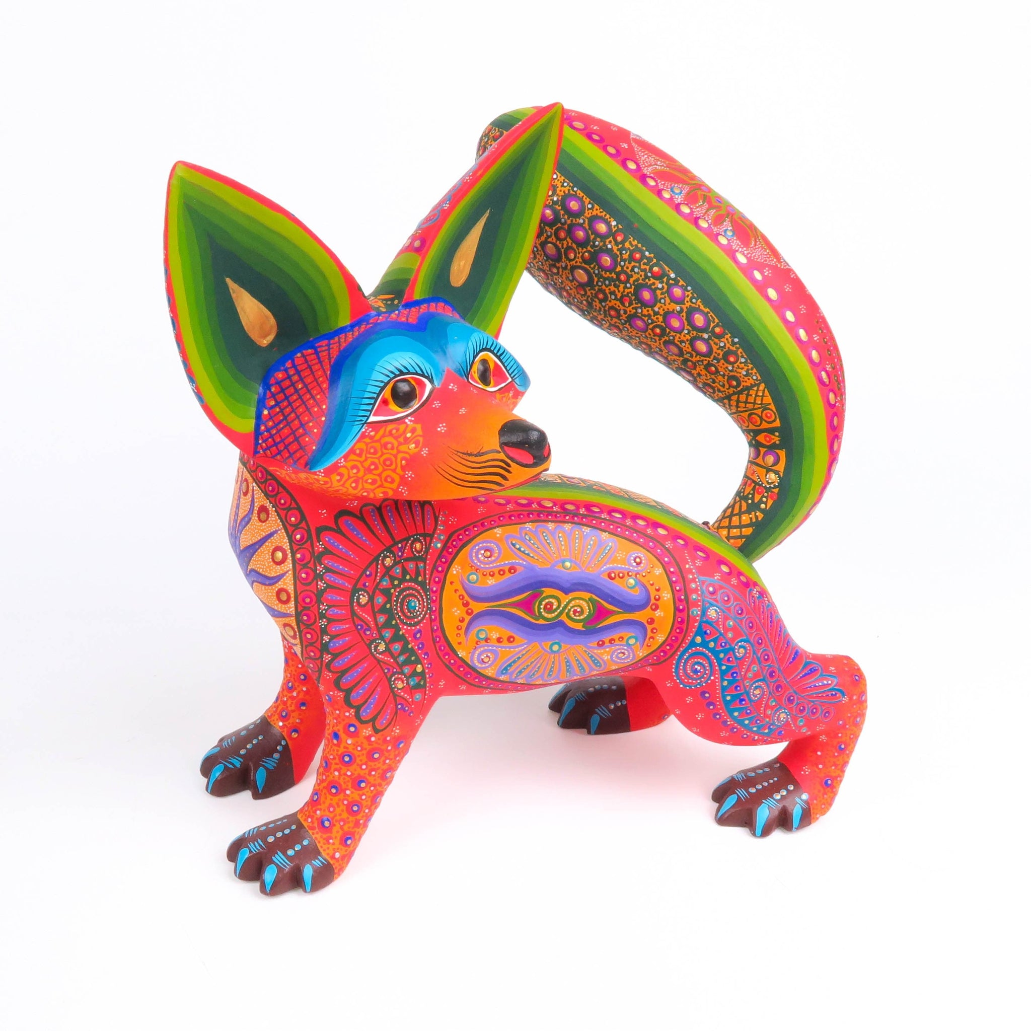 Fantastic Dog - Oaxacan Alebrije Wood Carving Sculpture – VivaMexico ...