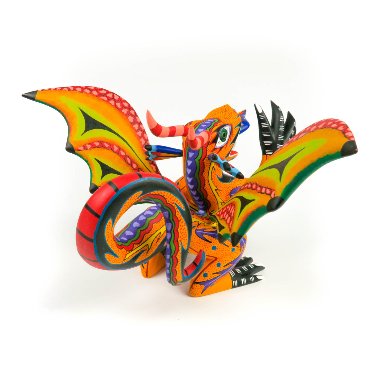 Fantastic Dragon - Oaxacan Alebrije Wood Carving – VivaMexico.com ...
