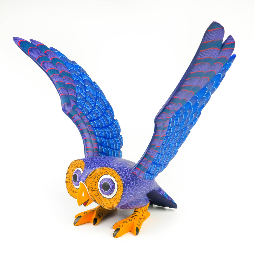 Fantastic Owl - Oaxacan Alebrije Wood Carving – VivaMexico.com ...