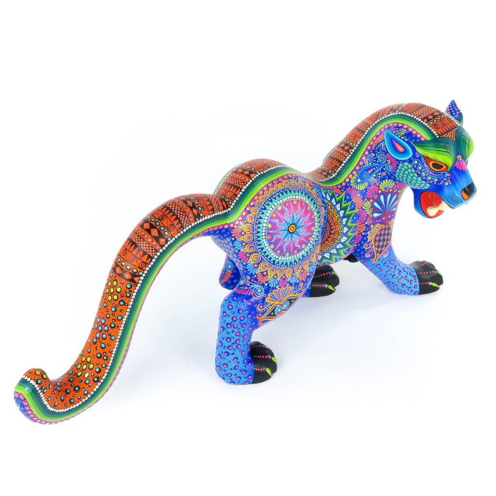 Fierce Jaguar - Oaxacan Alebrije Wood Carving – VivaMexico.com ...