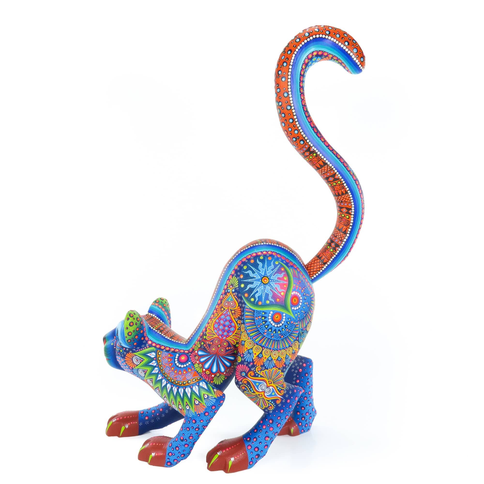 Fine Blue Jaguar - Oaxacan Alebrije Wood Carving – VivaMexico.com ...